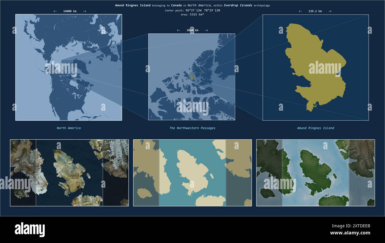 Amund Ringnes Island in the The Northwestern Passages - belonging to ...