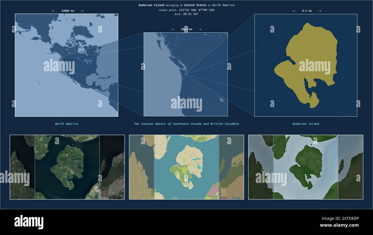 Anderson outline map hi-res stock photography and images - Alamy