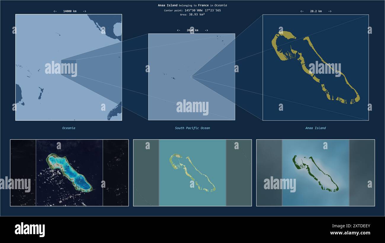 Anaa Island in the South Pacific Ocean - belonging to France. Described ...