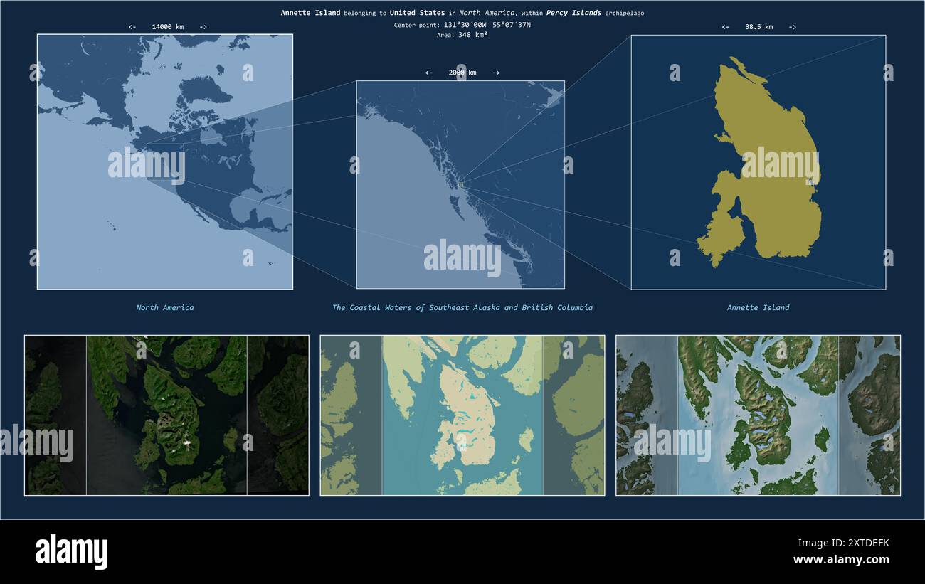 Annette Island in the The Coastal Waters of Southeast Alaska and ...