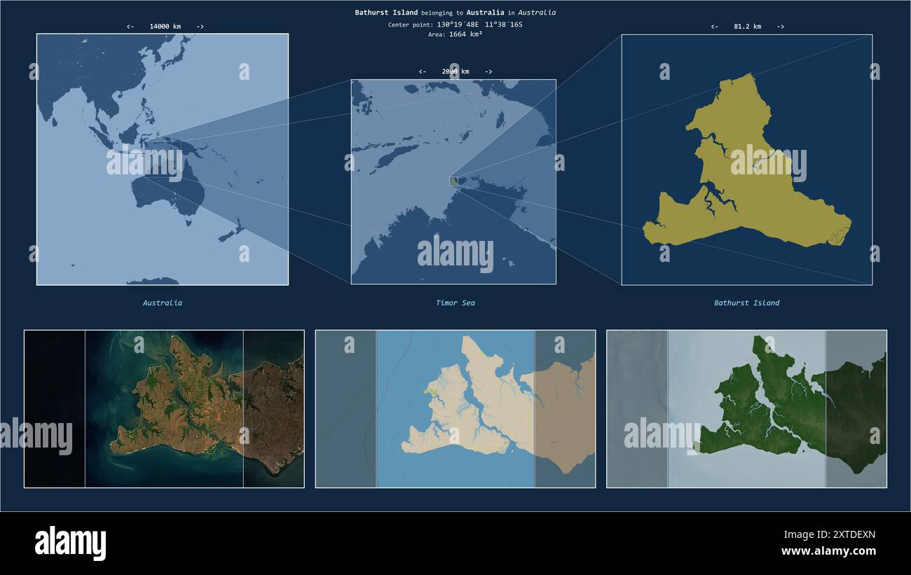 Bathurst Island in the Timor Sea - belonging to Australia. Described ...
