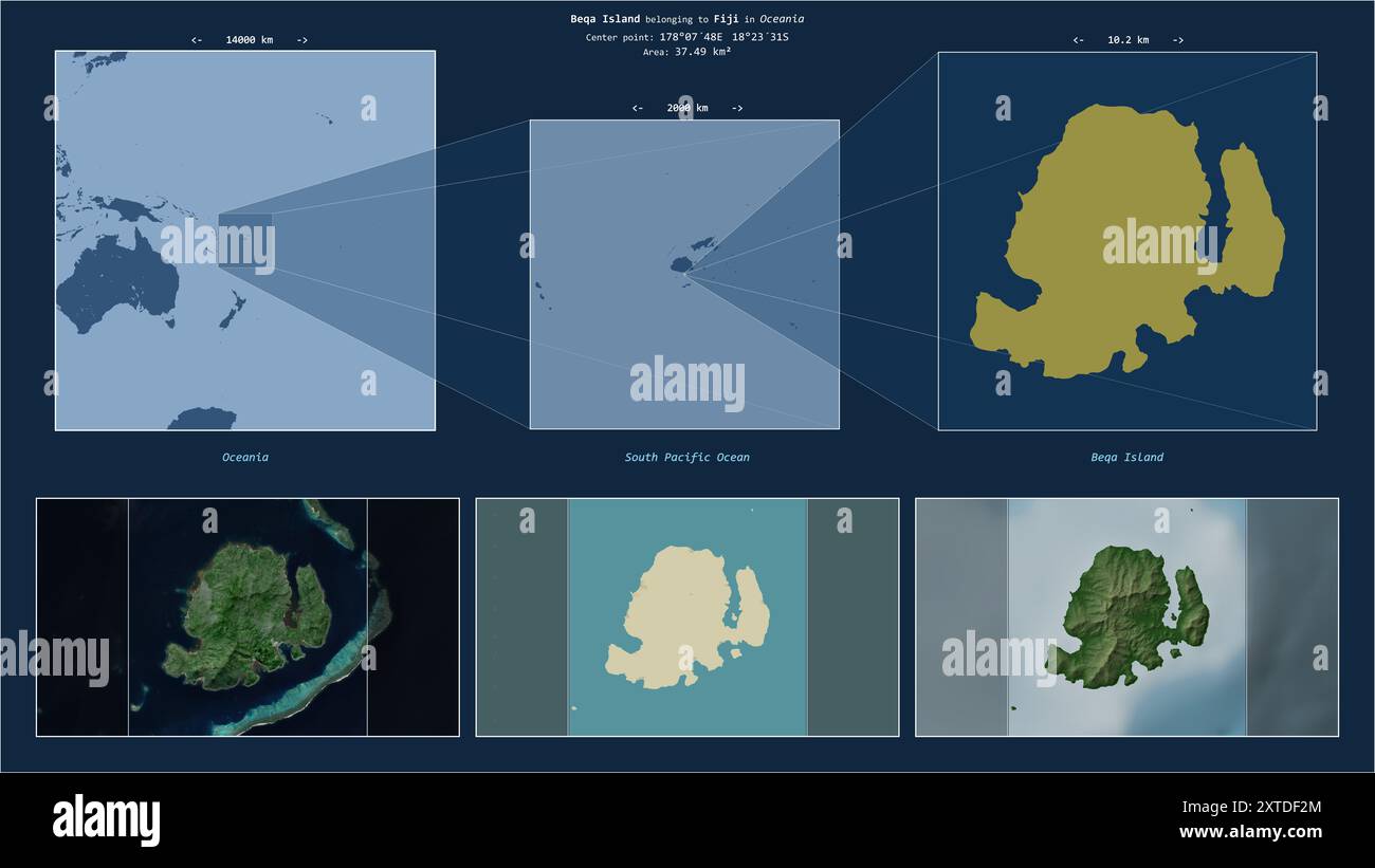 Beqa Island in the South Pacific Ocean - belonging to Fiji. Described ...