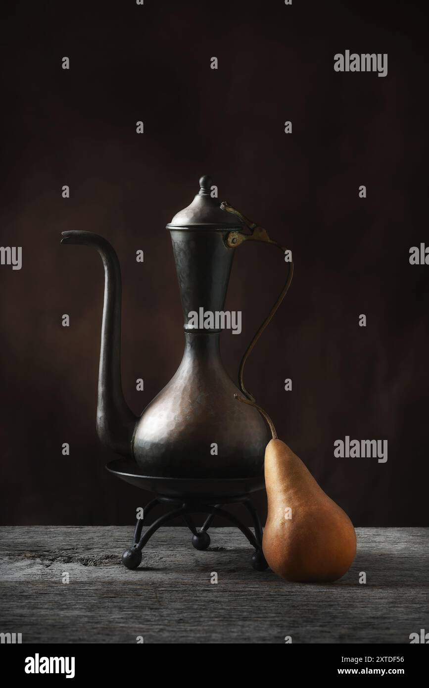 Still life teapot fruit hi-res stock photography and images - Alamy