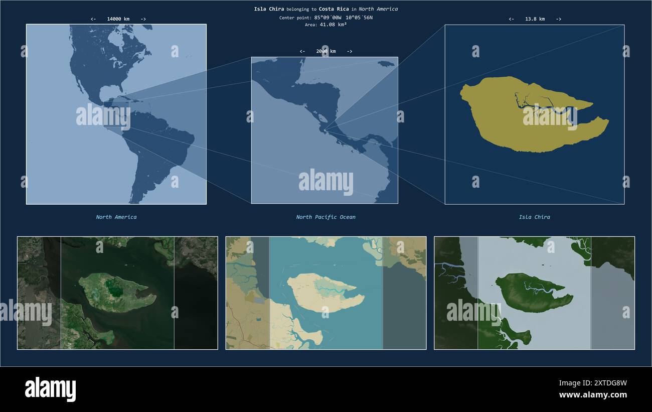 Isla Chira in the North Pacific Ocean - belonging to Costa Rica ...