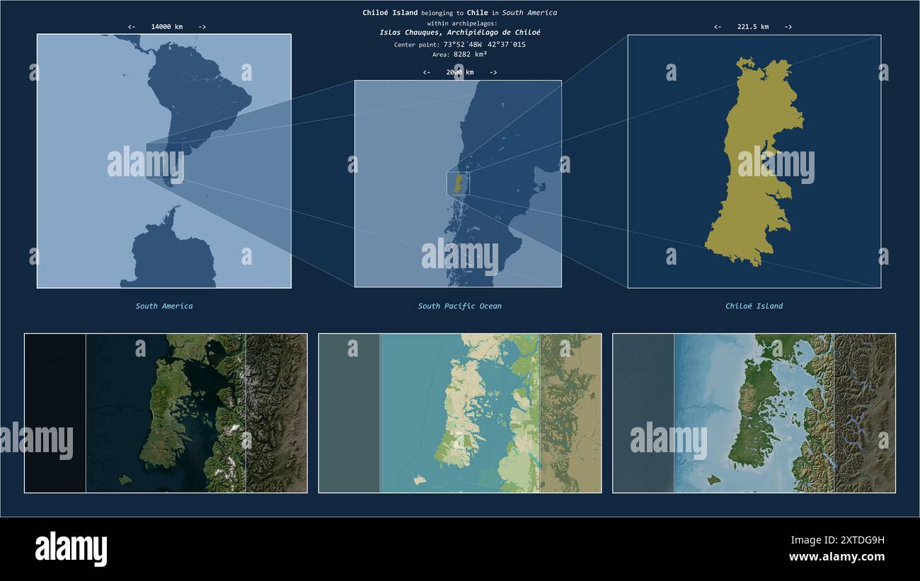 Chiloe Island in the South Pacific Ocean - belonging to Chile ...