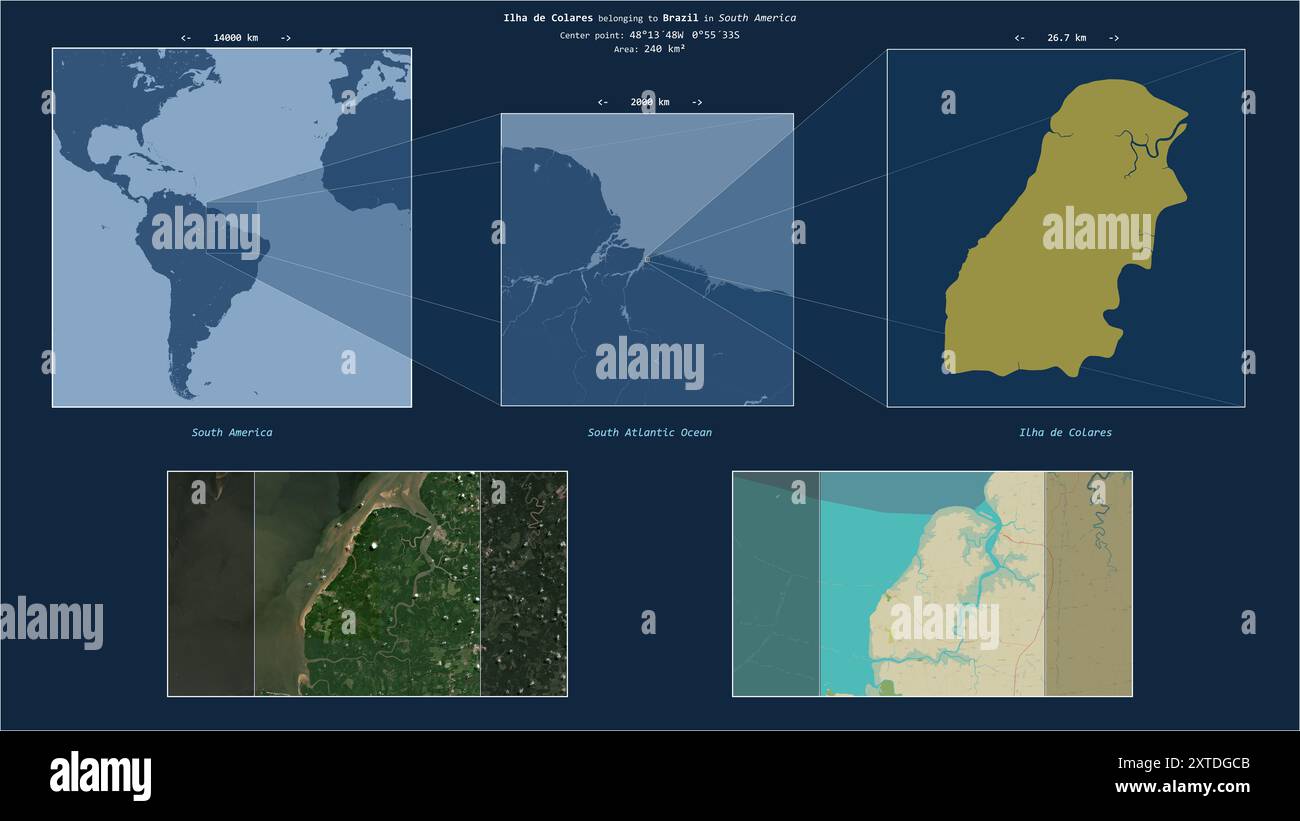 Ilha de Colares in the South Atlantic Ocean - belonging to Brazil ...