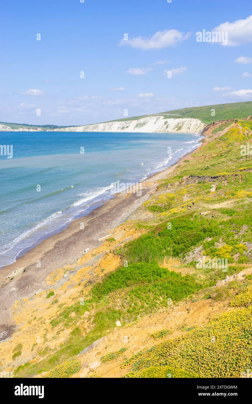 Isle of Wight UK - West Wight Isle of Wight Compton Beach in Compton ...