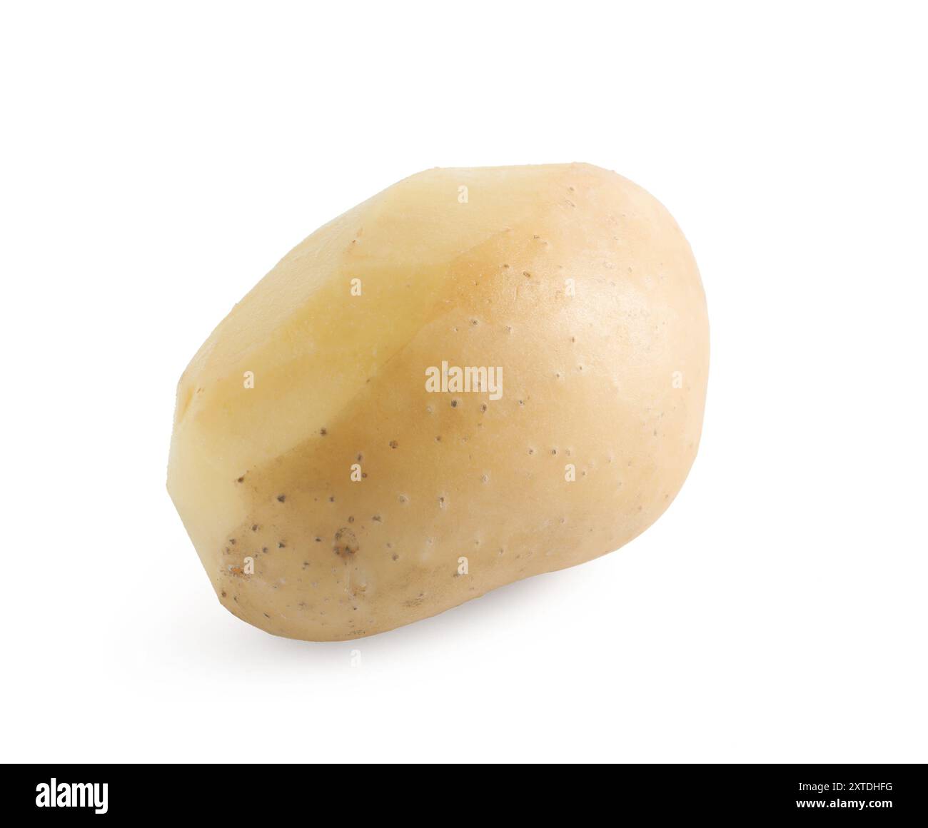 One fresh raw potato isolated on white Stock Photo - Alamy