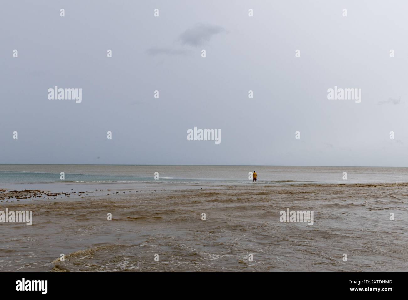 Puerto Ricans fish amid flooding caused by Tropical Storm Ernesto at ...