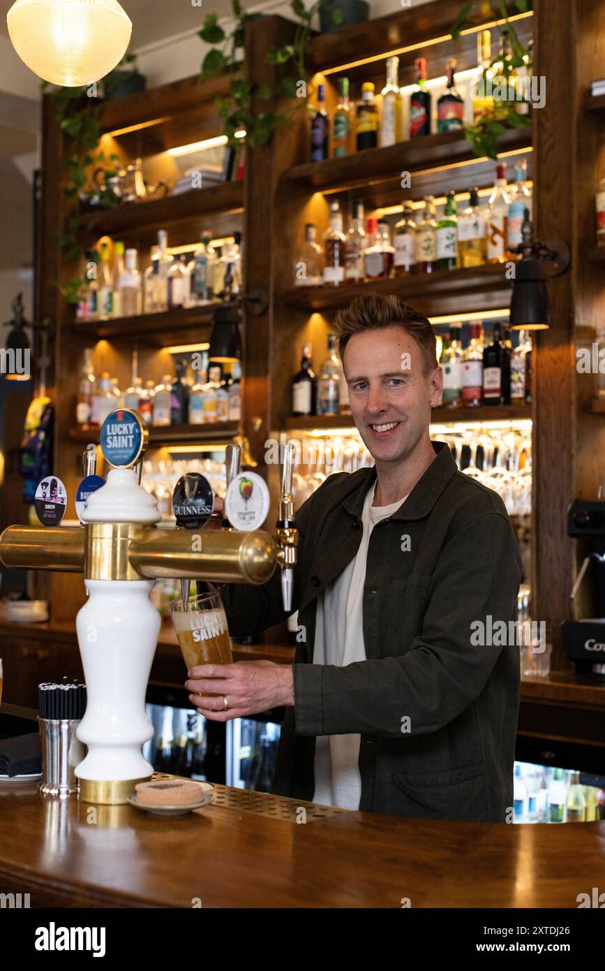 Luke Boase, founder and CEO of non-alcoholic beer brand Lucky Saint ...