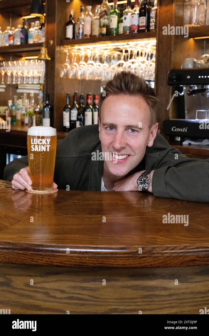 Luke Boase, founder and CEO of non-alcoholic beer brand Lucky Saint ...