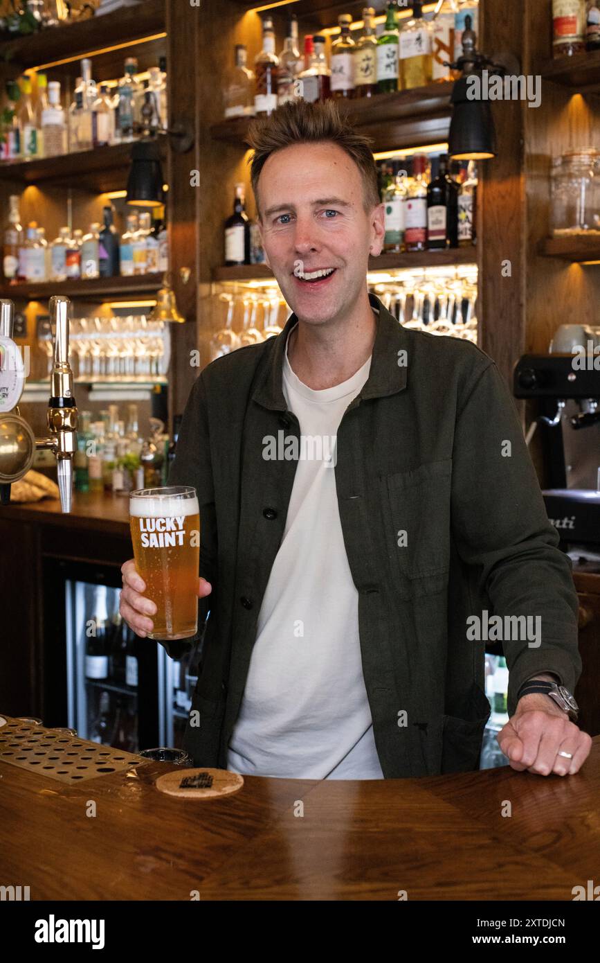 Luke Boase, founder and CEO of non-alcoholic beer brand Lucky Saint ...