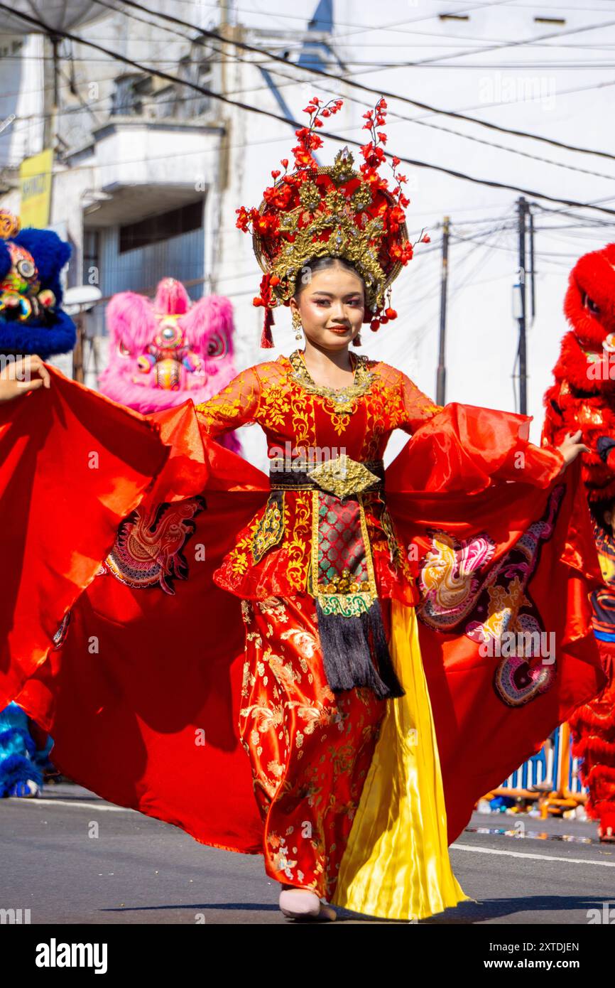 Javanese cloth on the 3rd BEN Carnival Stock Photo - Alamy