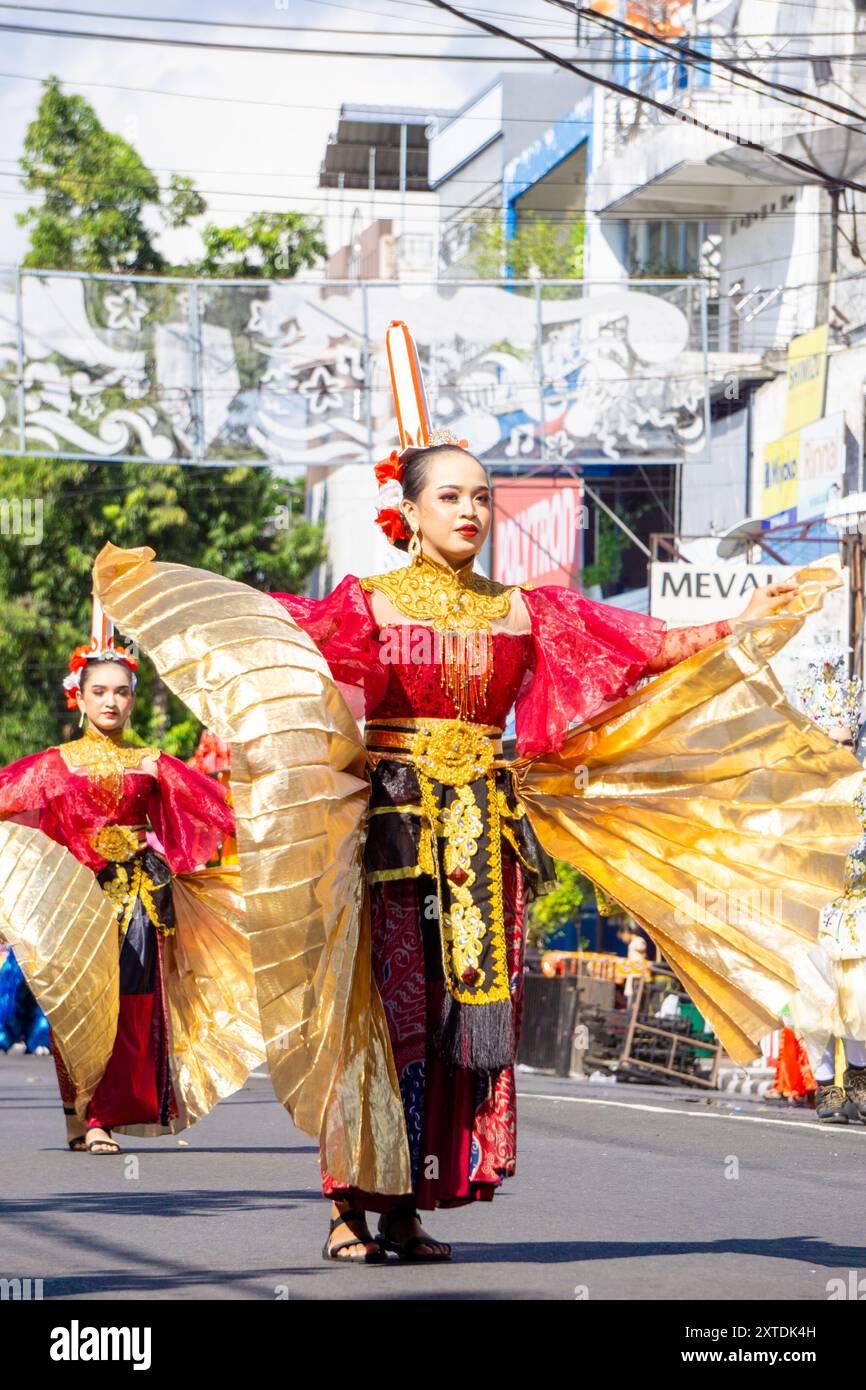 Javanese cloth on the 3rd BEN Carnival Stock Photo - Alamy