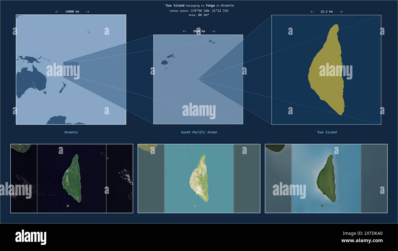 'Eua Island in the South Pacific Ocean - belonging to Tonga. Described ...
