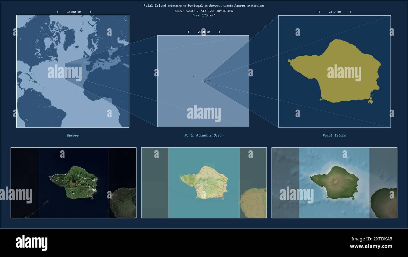 Faial Island in the North Atlantic Ocean - belonging to Portugal ...