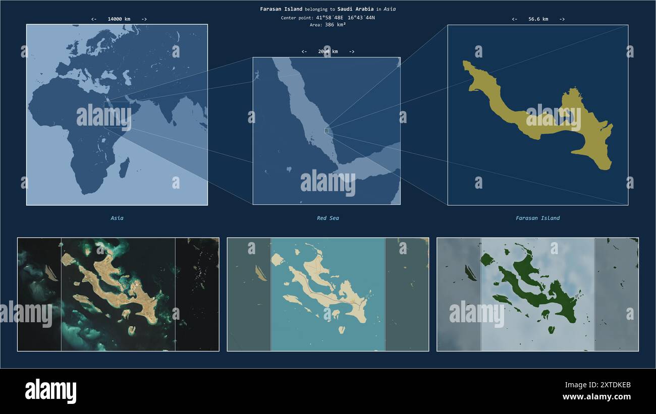 Farasan Island in the Red Sea - belonging to Saudi Arabia. Described ...