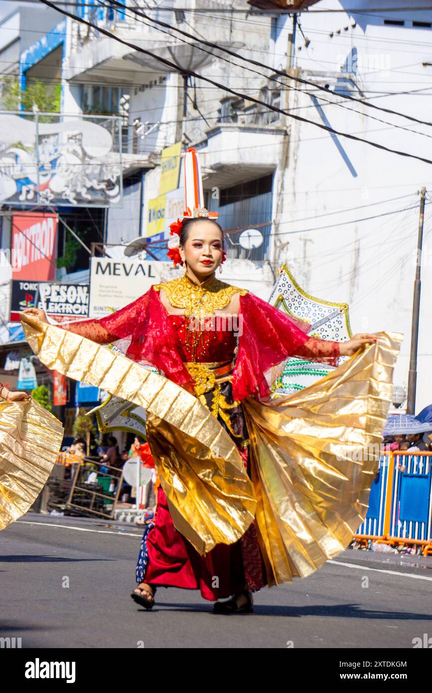 Javanese cloth on the 3rd BEN Carnival Stock Photo - Alamy