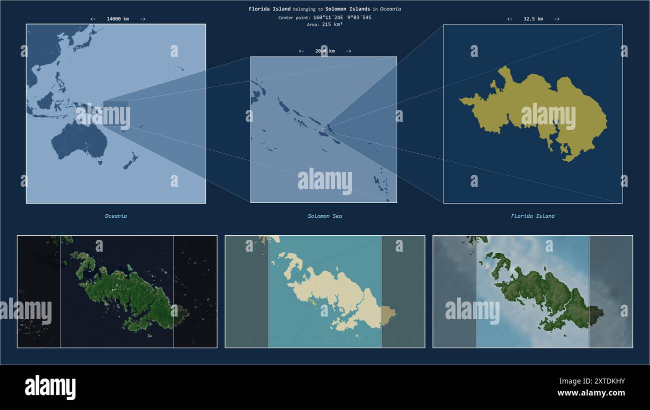 Florida Island in the Solomon Sea - belonging to Solomon Islands ...