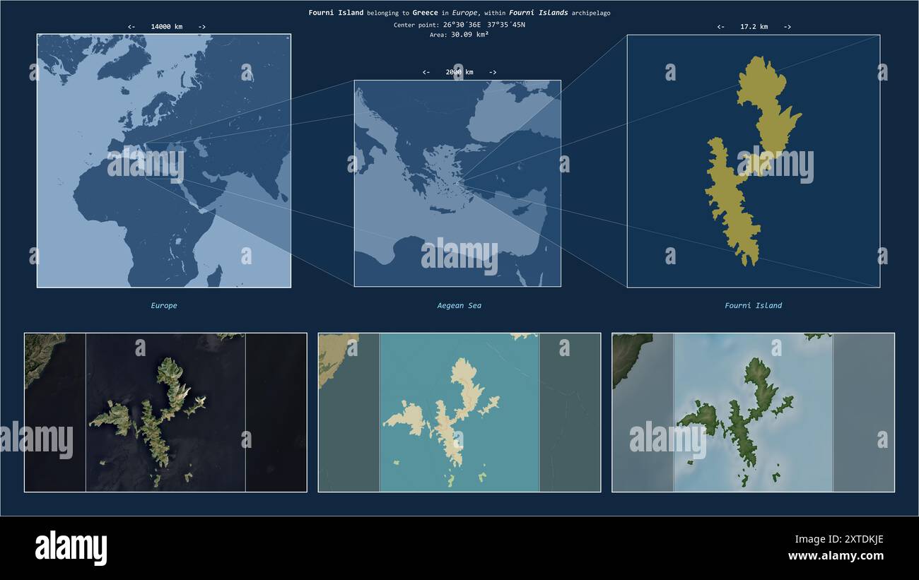 Fourni Island in the Aegean Sea - belonging to Greece. Described ...