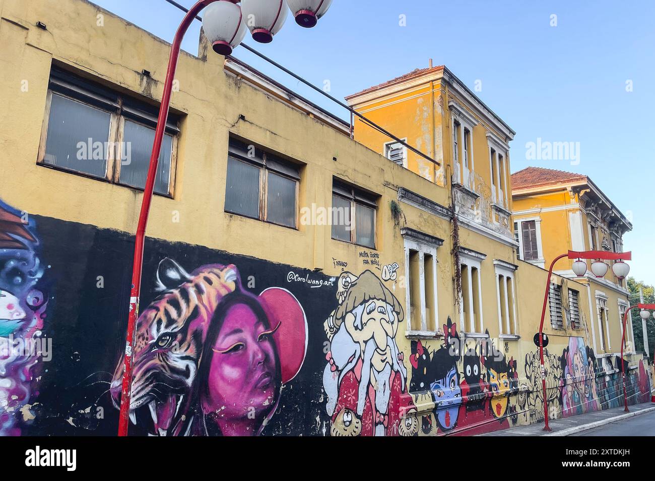Beautiful Mural from Japanese cartoons, at the Japanese neighbor ...
