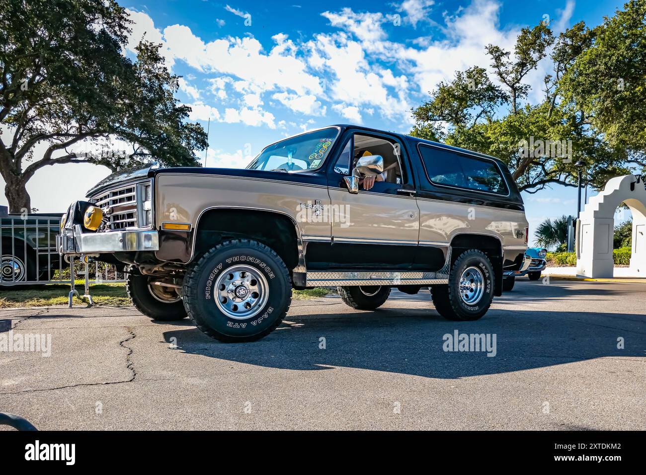 Gulfport, MS - October 02, 2023: Low perspective front corner view of a ...