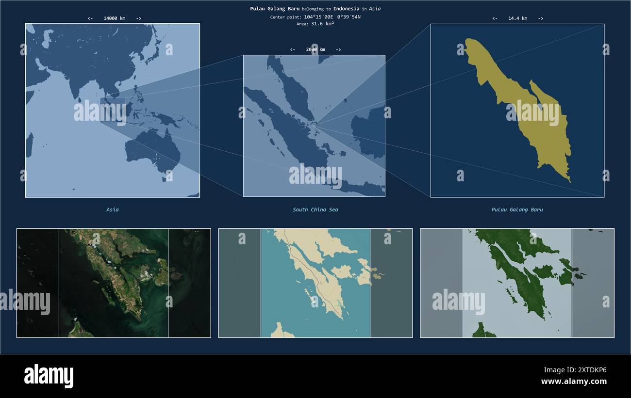 Pulau Galang Baru in the South China Sea - belonging to Indonesia ...