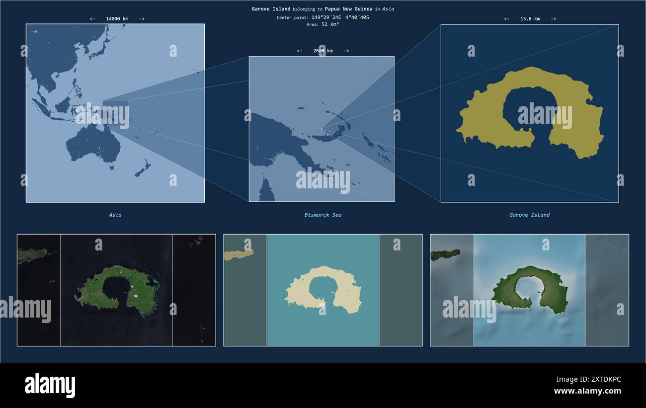 Garove Island in the Bismarck Sea - belonging to Papua New Guinea ...
