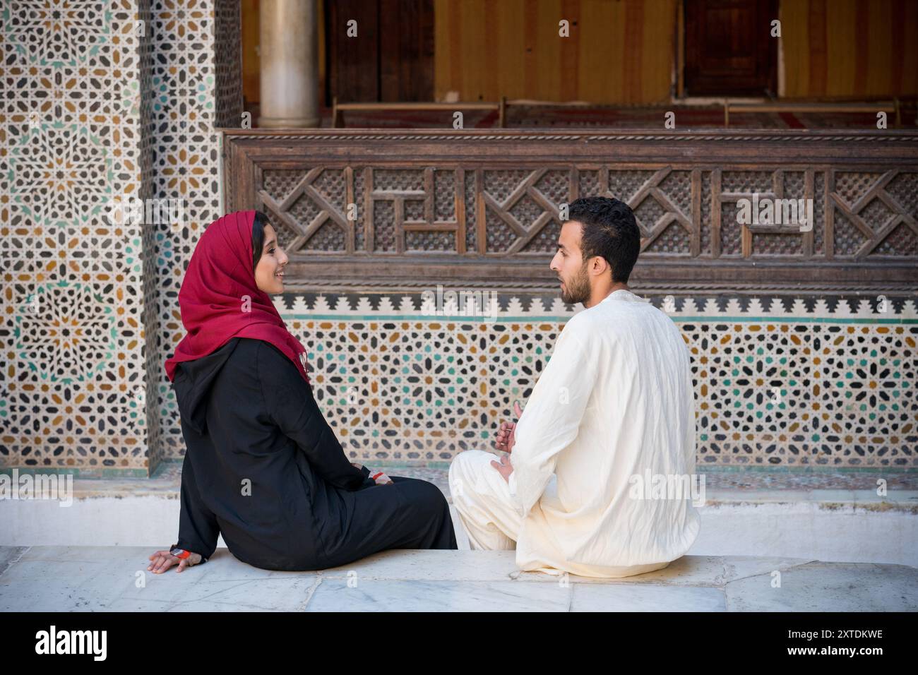 Young arabian man talking hi-res stock photography and images - Alamy
