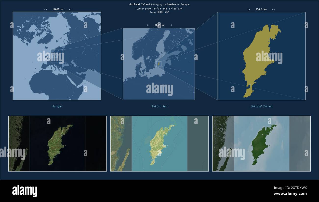 Gotland Island in the Baltic Sea - belonging to Sweden. Described ...