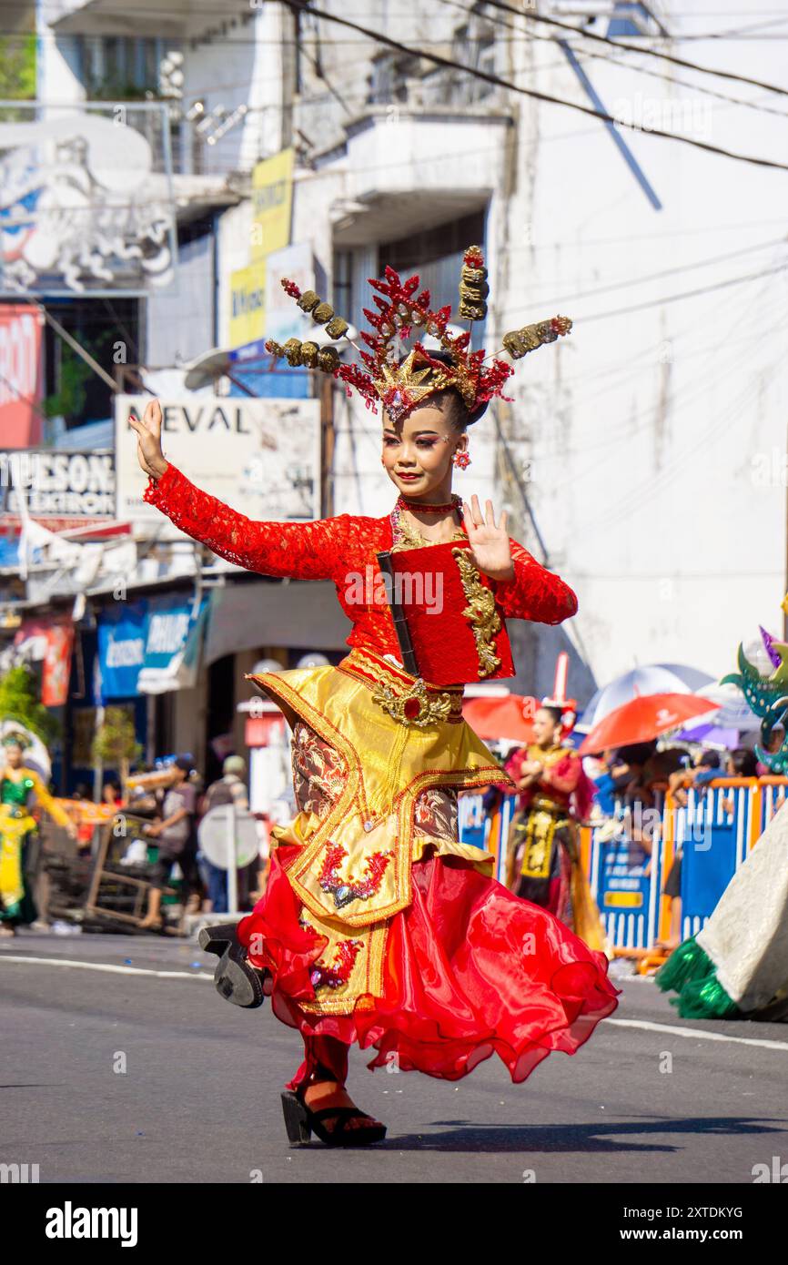 Javanese cloth on the 3rd BEN Carnival Stock Photo - Alamy