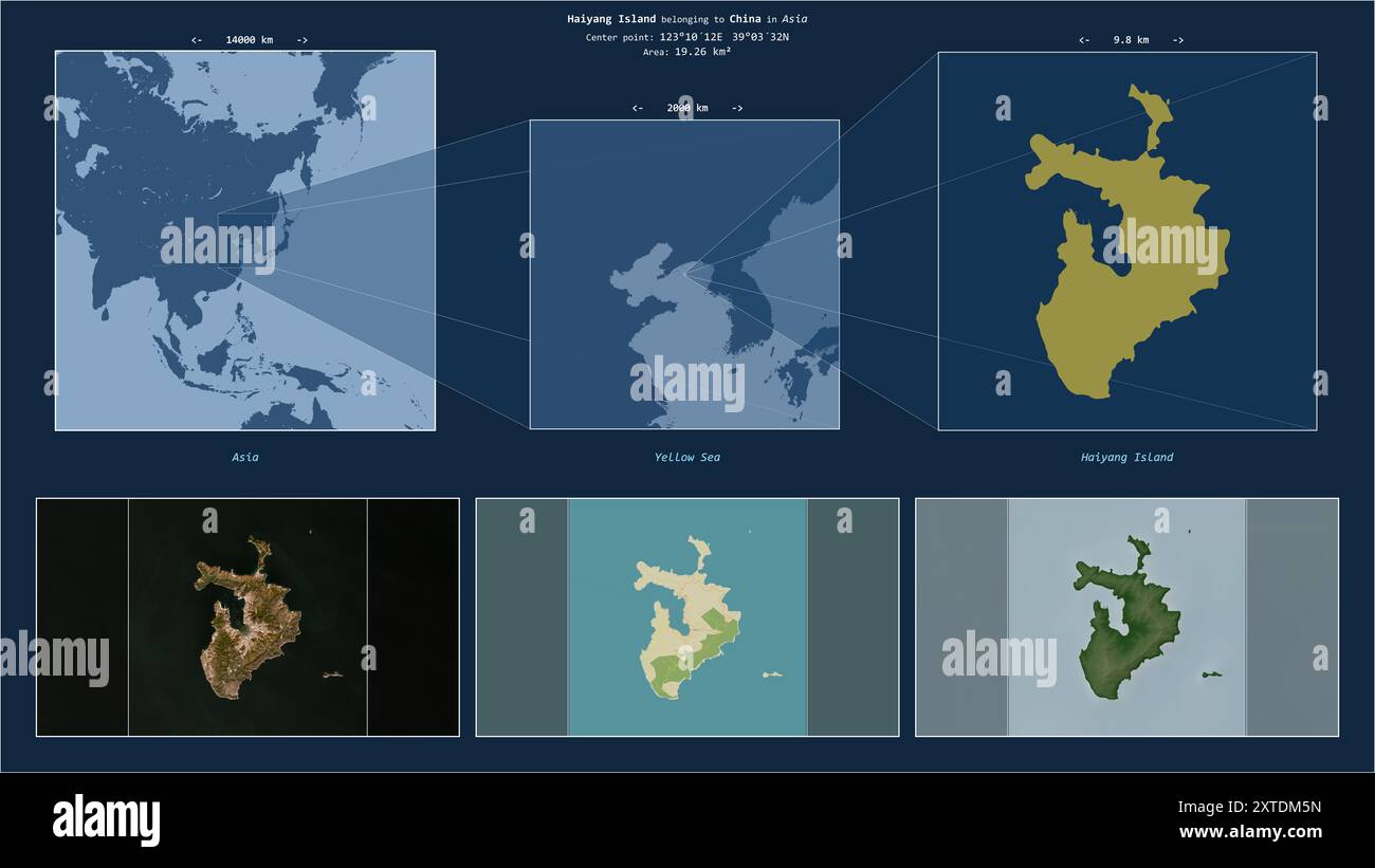 Haiyang Island in the Yellow Sea - belonging to China. Described ...