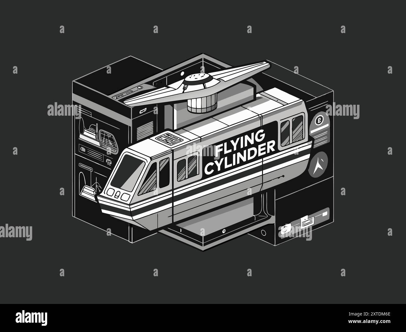 Tram engineering Stock Vector Images - Alamy