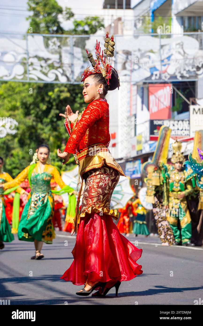 Javanese cloth on the 3rd BEN Carnival Stock Photo - Alamy