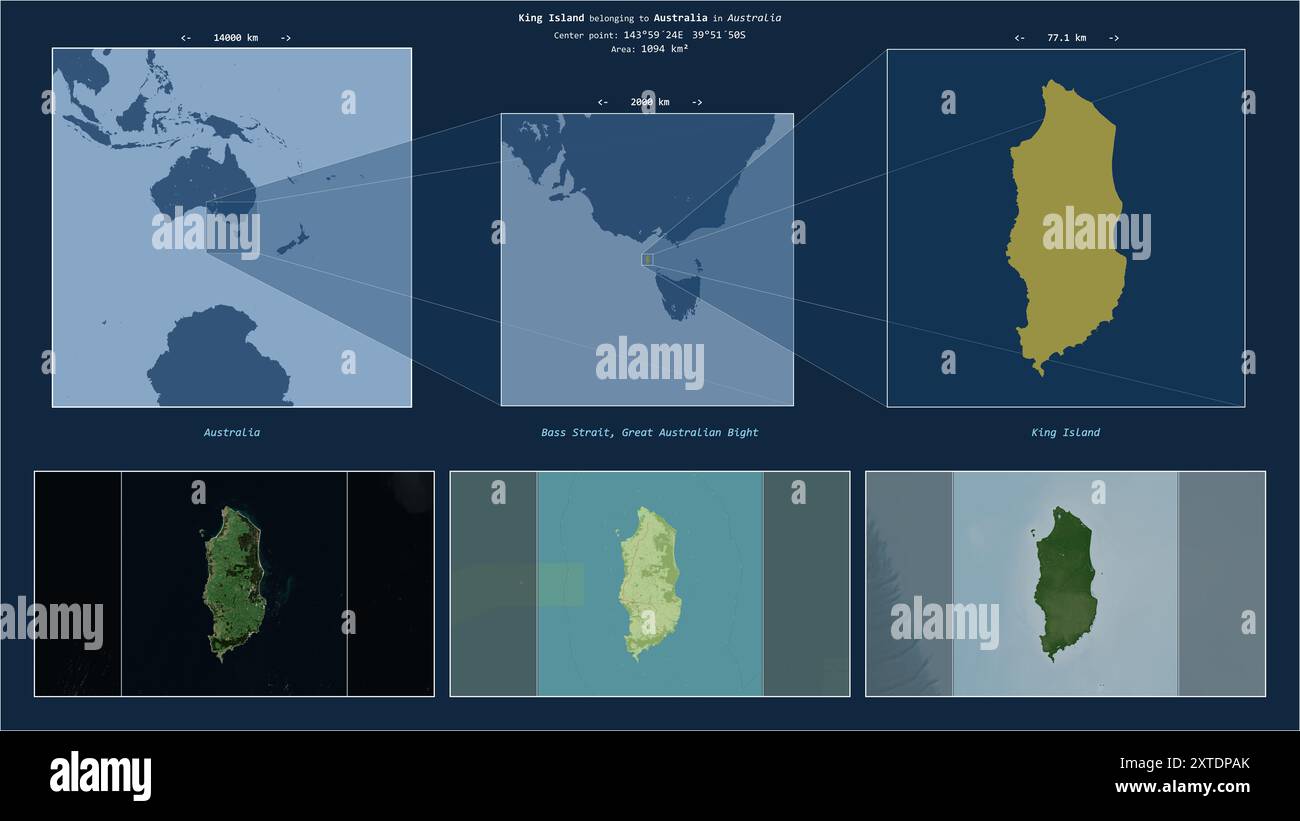 King Island in the Bass Strait - belonging to Australia. Described ...