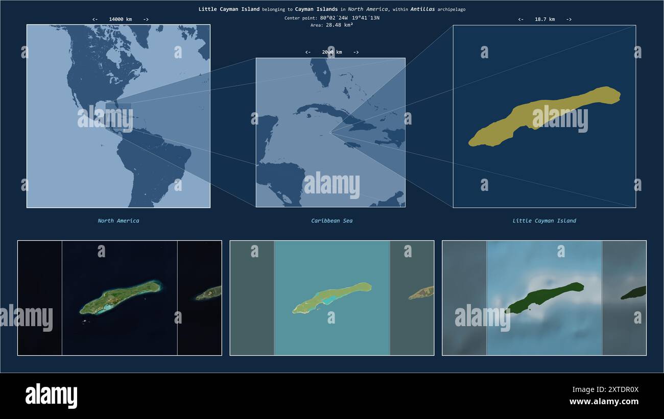Little Cayman Island in the Caribbean Sea - belonging to Cayman Islands ...
