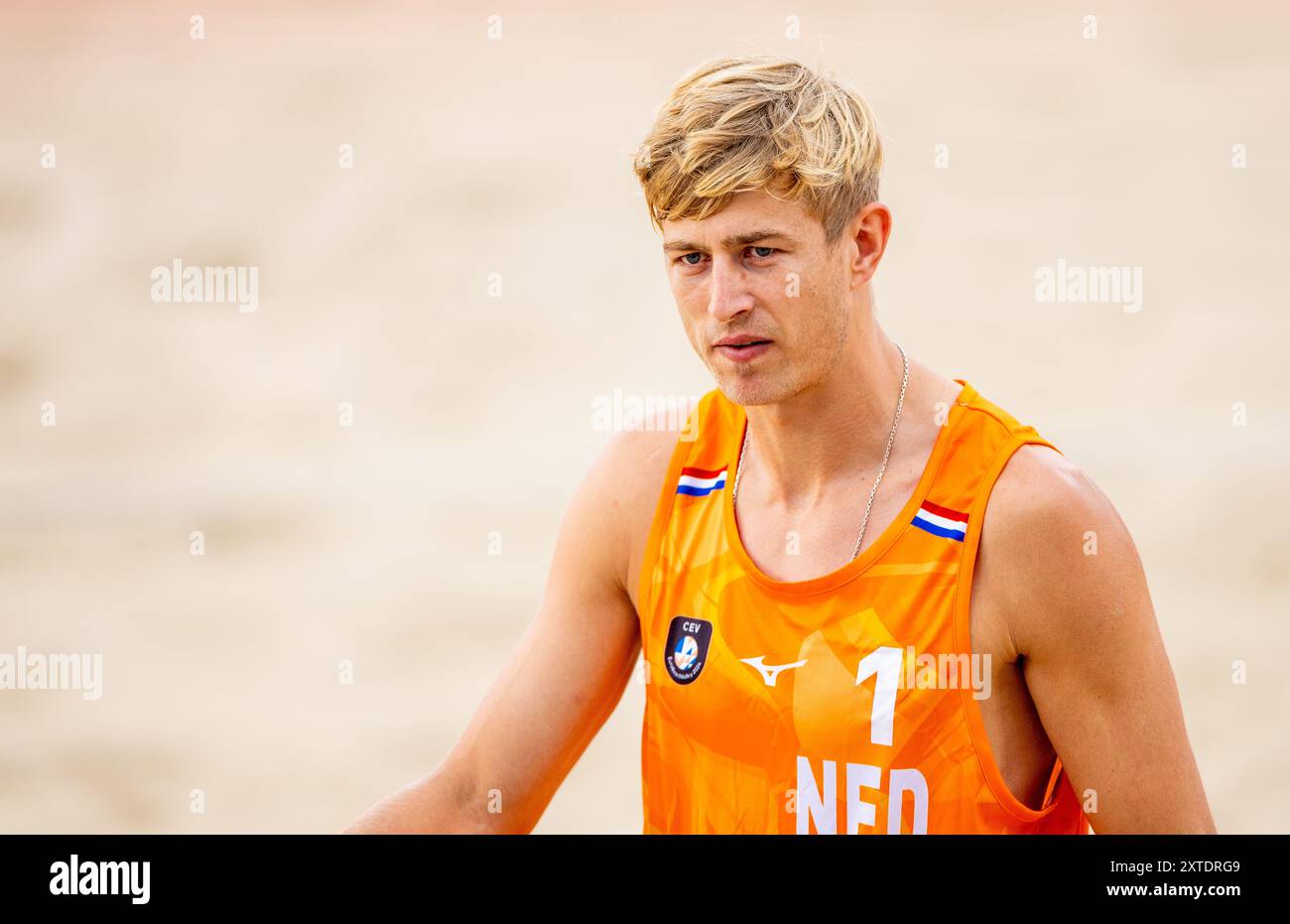 THE HAGUE - Steven van de Velde during the group stage of the 2024 ...