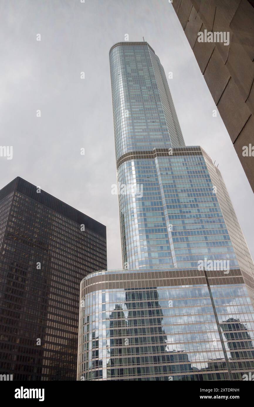 Trump Tower and the Modern Architecture Tower Buildings in Downtown ...