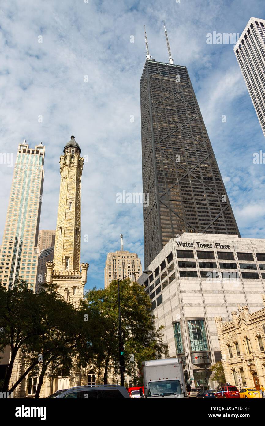 The Modern Architecture Tower Buildings in Downtown Chicago, Illinois ...