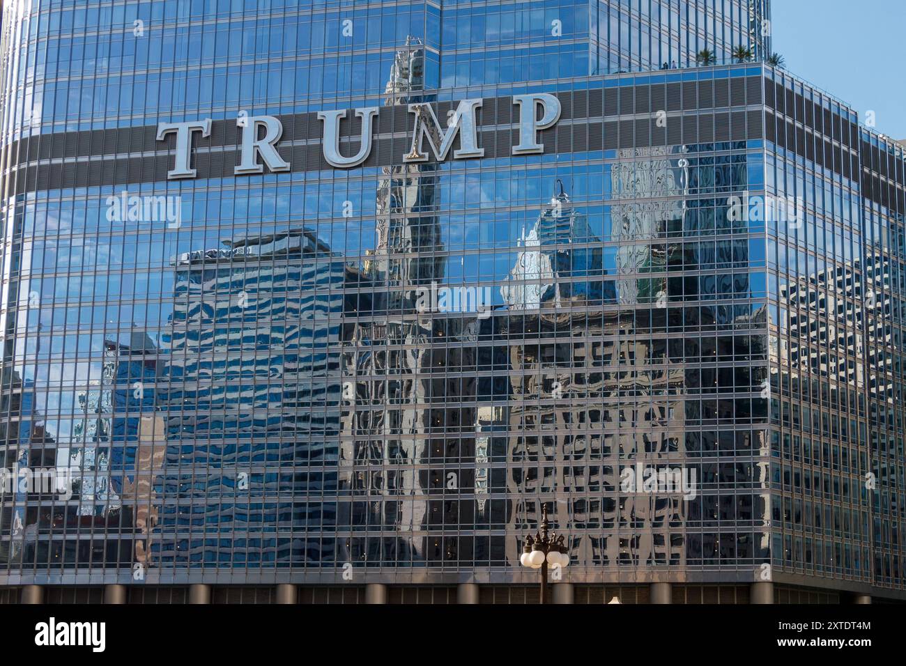 The Trump Tower reflecting the Modern Architecture Tower Buildings in ...