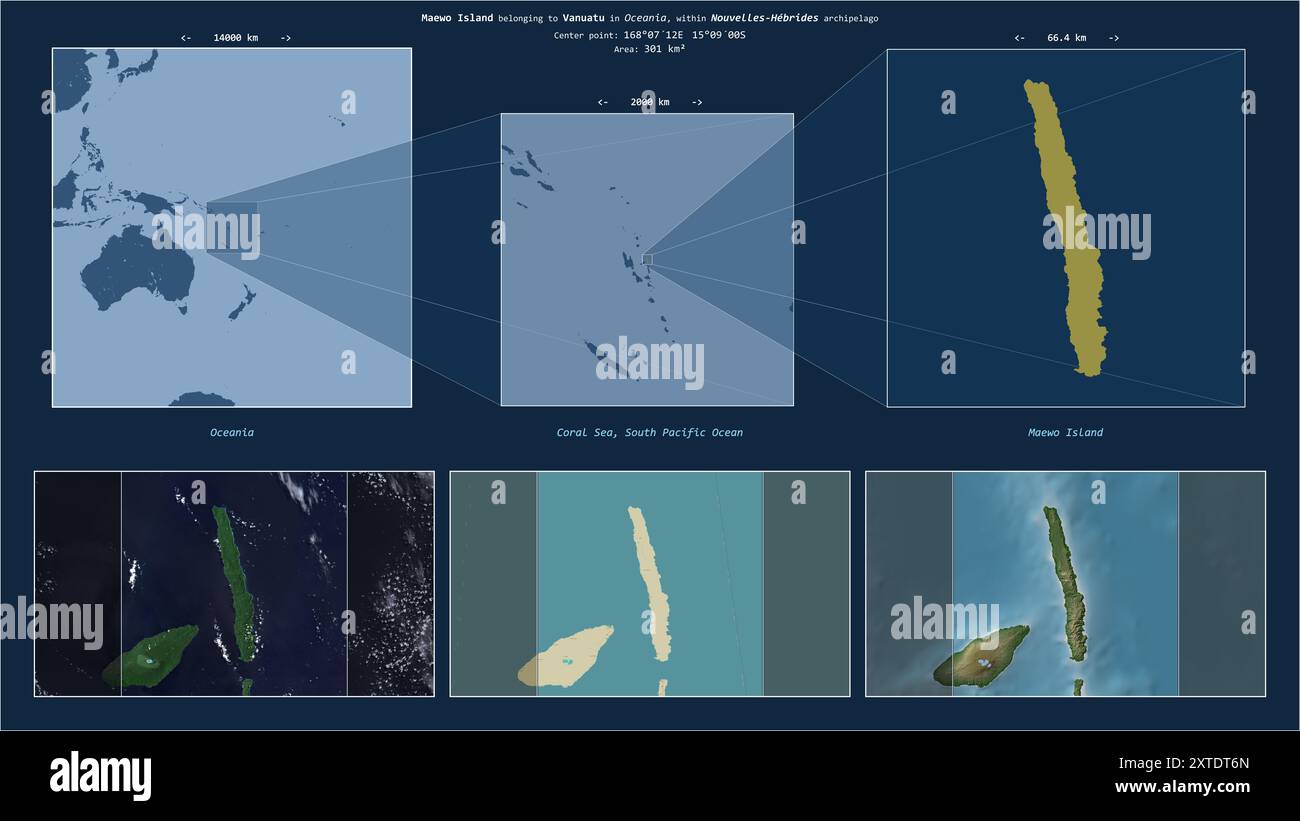 Maewo Island in the Coral Sea - belonging to Vanuatu. Described ...
