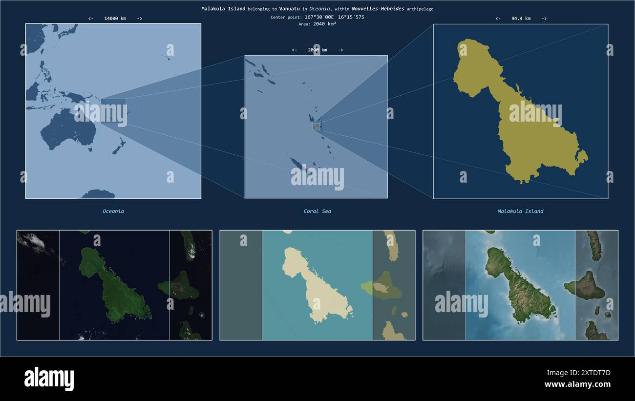 Malakula Island in the Coral Sea - belonging to Vanuatu. Described ...