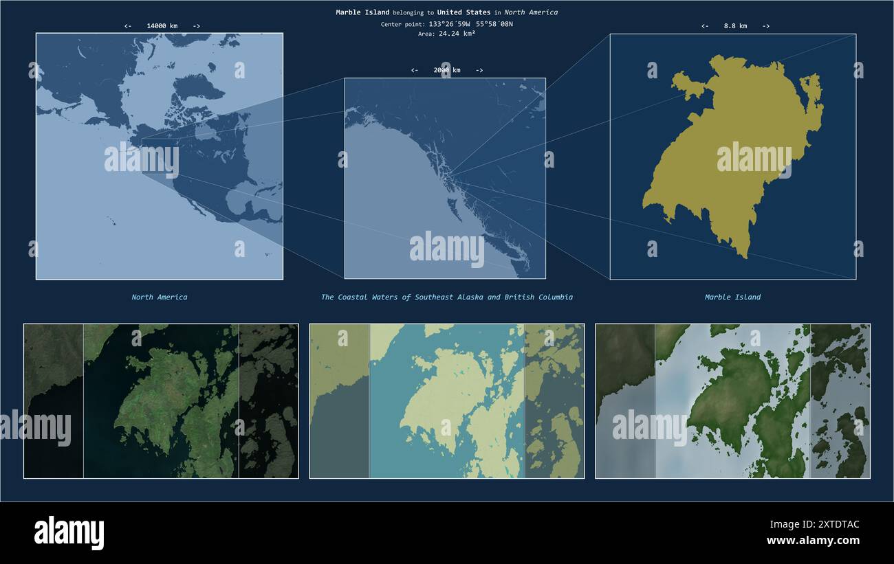 Marble Island in the The Coastal Waters of Southeast Alaska and British ...