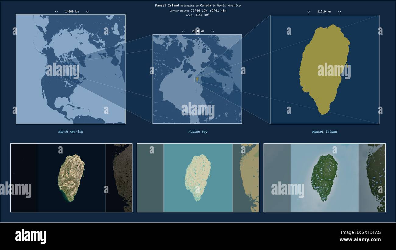 Mansel Island in the Hudson Bay - belonging to Canada. Described ...