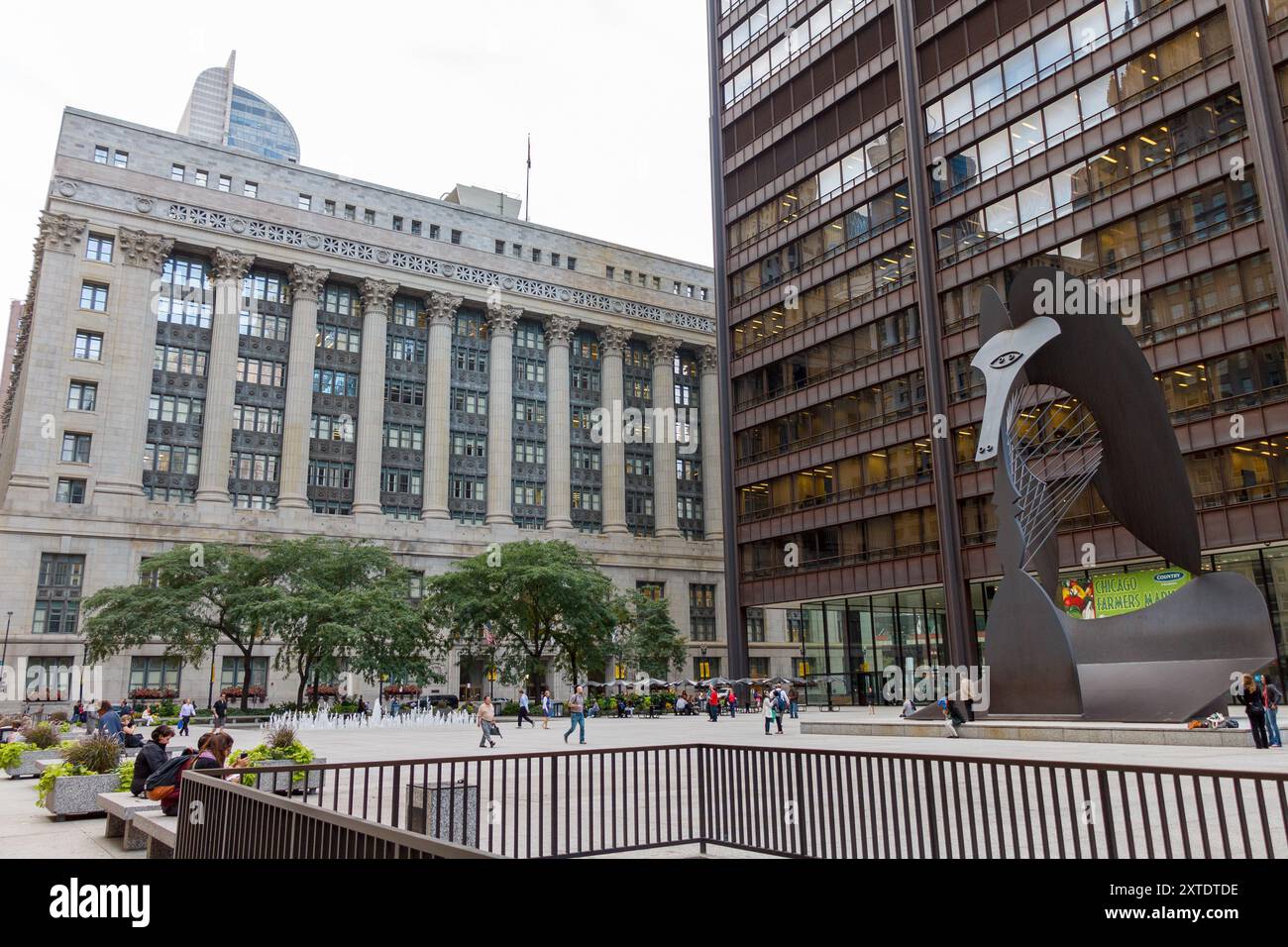 The Picasso and the City Hall Modern Architecture Tower Buildings in ...