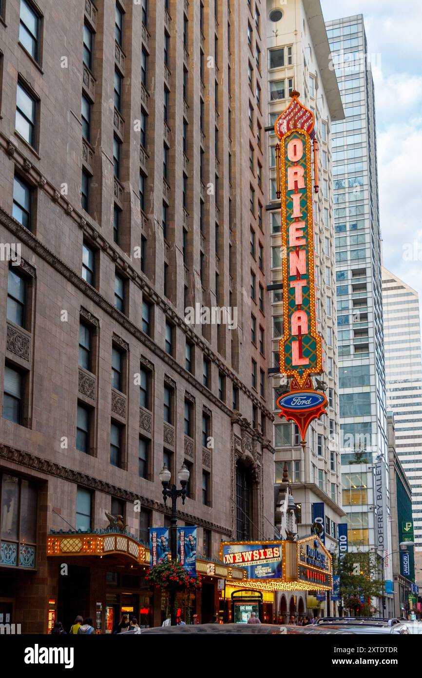 The James M. Nederlander Theatre at the Loop in Downtown Chicago ...