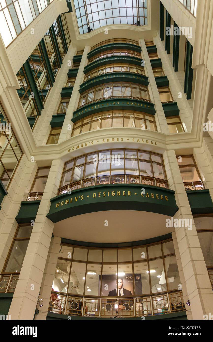 Inside the ornate Marshall Field and Company Building, now Macys, the ...