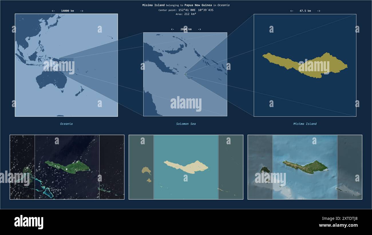 Misima Island in the Solomon Sea - belonging to Papua New Guinea ...