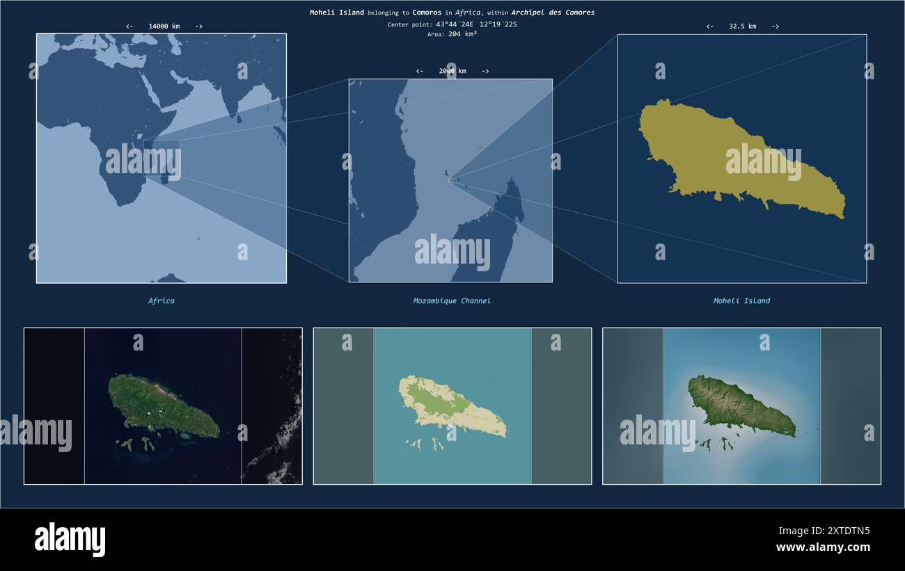 Moheli Island in the Mozambique Channel - belonging to Comoros ...