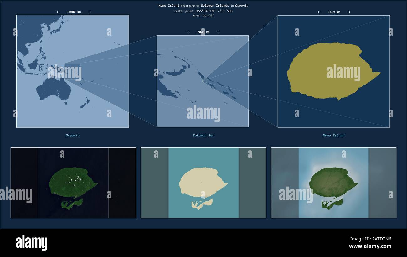 Mono Island in the Solomon Sea - belonging to Solomon Islands ...